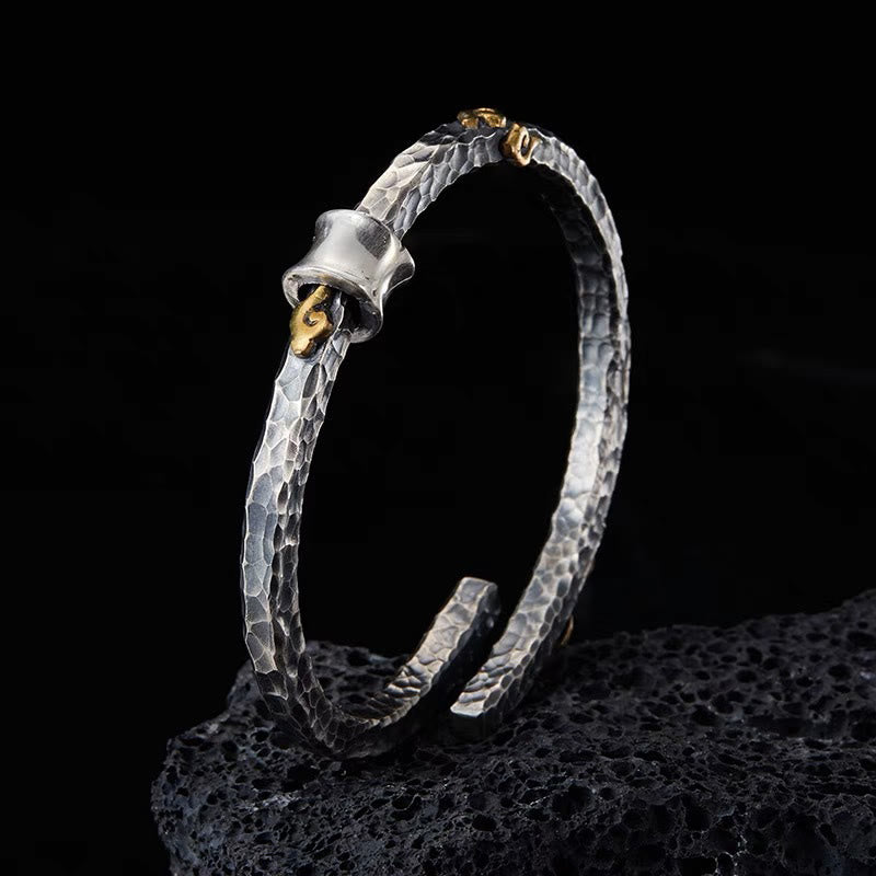 WorldNorse Vintage Hammered Texture Bracelet