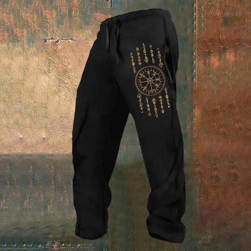 WorldNorse Vegvisir Harness Viking Valor Sweatpants — Men's Viking ...