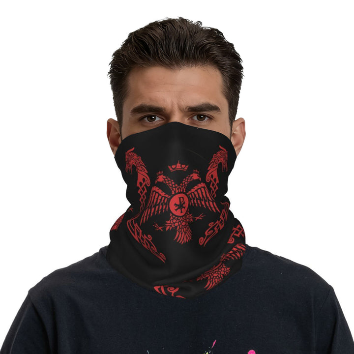WorldNorse Crimson Knot Emblem Face Mask & Neck Gaiter